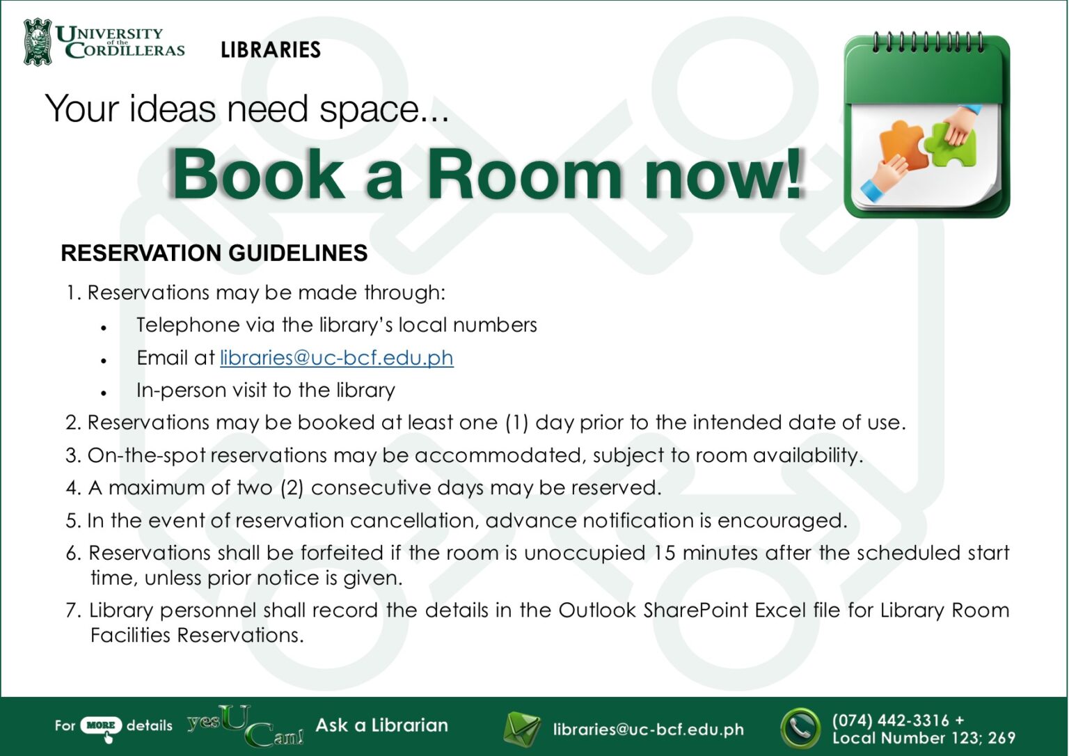 Book a Room – UC LIBRARIES